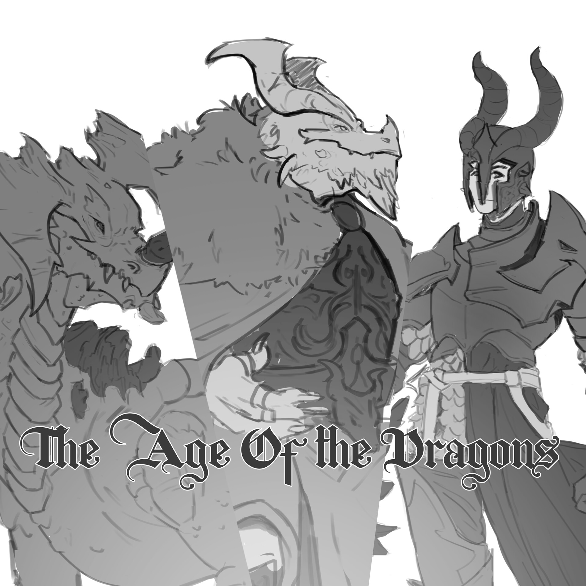 ArtStation - The Age of the Dragons - Mini Concept
