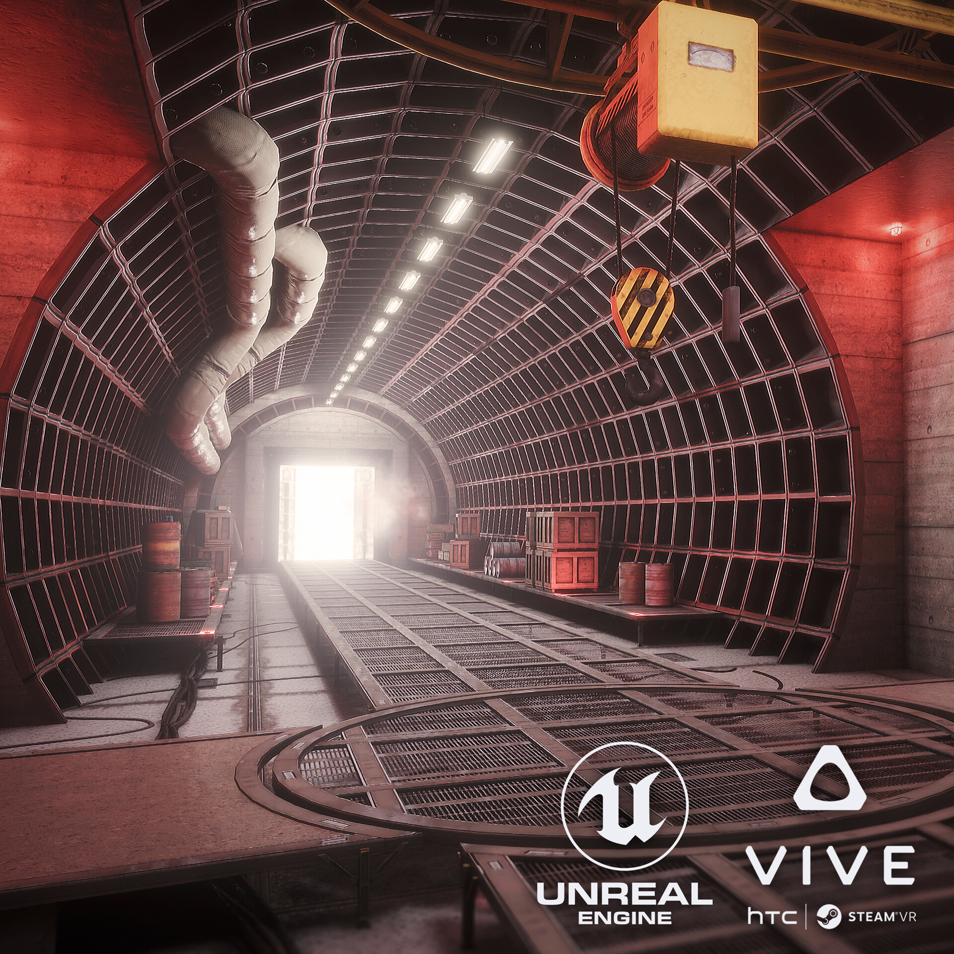 ArtStation - VR Testing Environment: Nuclear Bunker