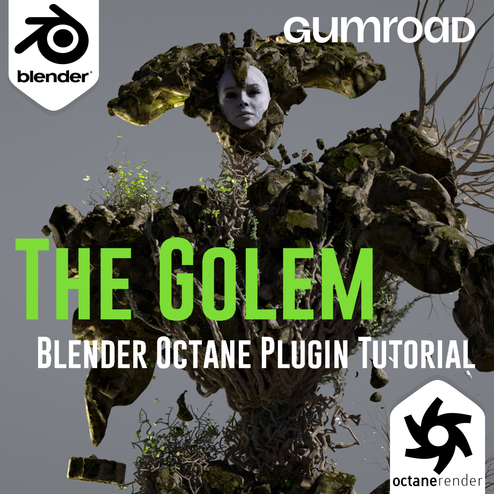 ArtStation - Blender Octane plugin Tutorial - The Golem