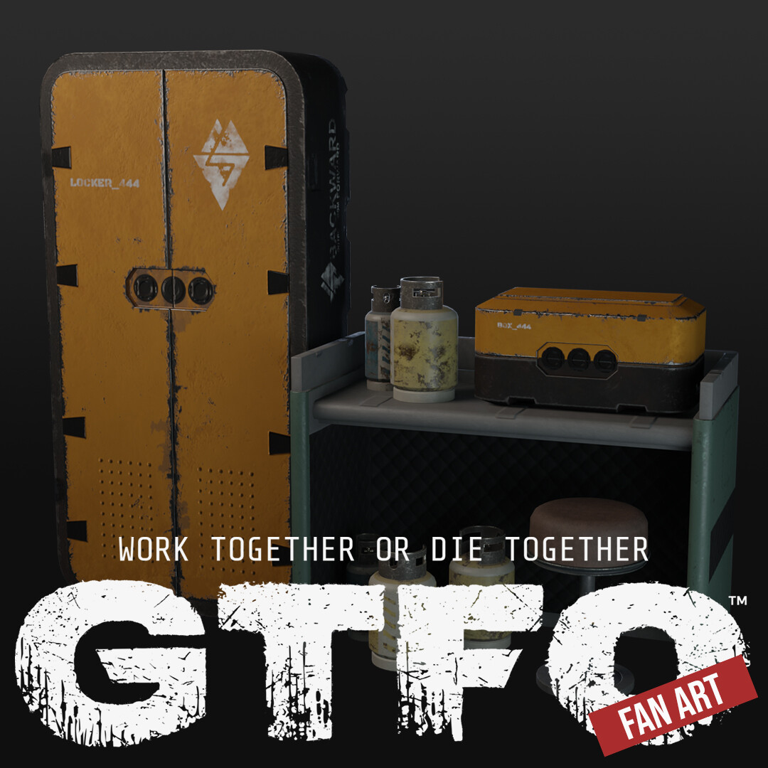 ArtStation - GTFO Fan Art - Locker and box