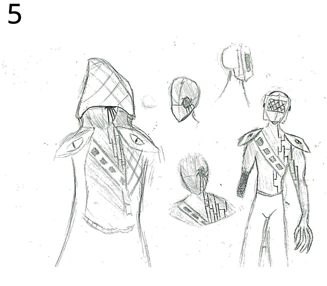 ArtStation - Enemy Concept Art Sketches