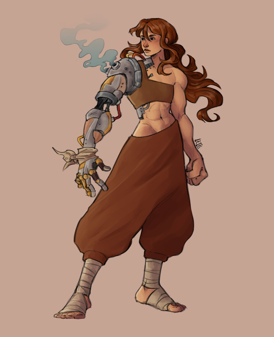 ArtStation - Character Design: Solara