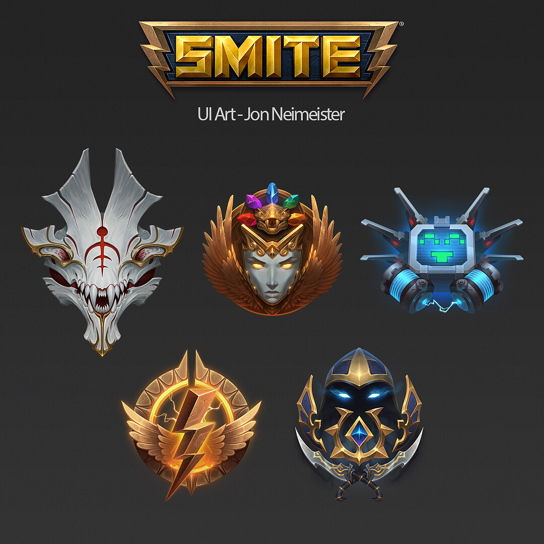ArtStation - SMITE UI Art