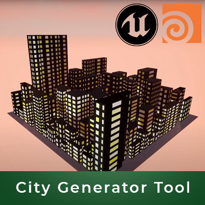 ArtStation - Procedural City Generator