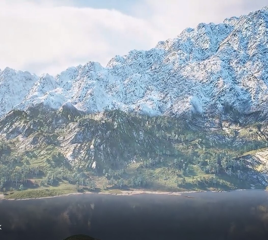 ArtStation - Mountain Render.