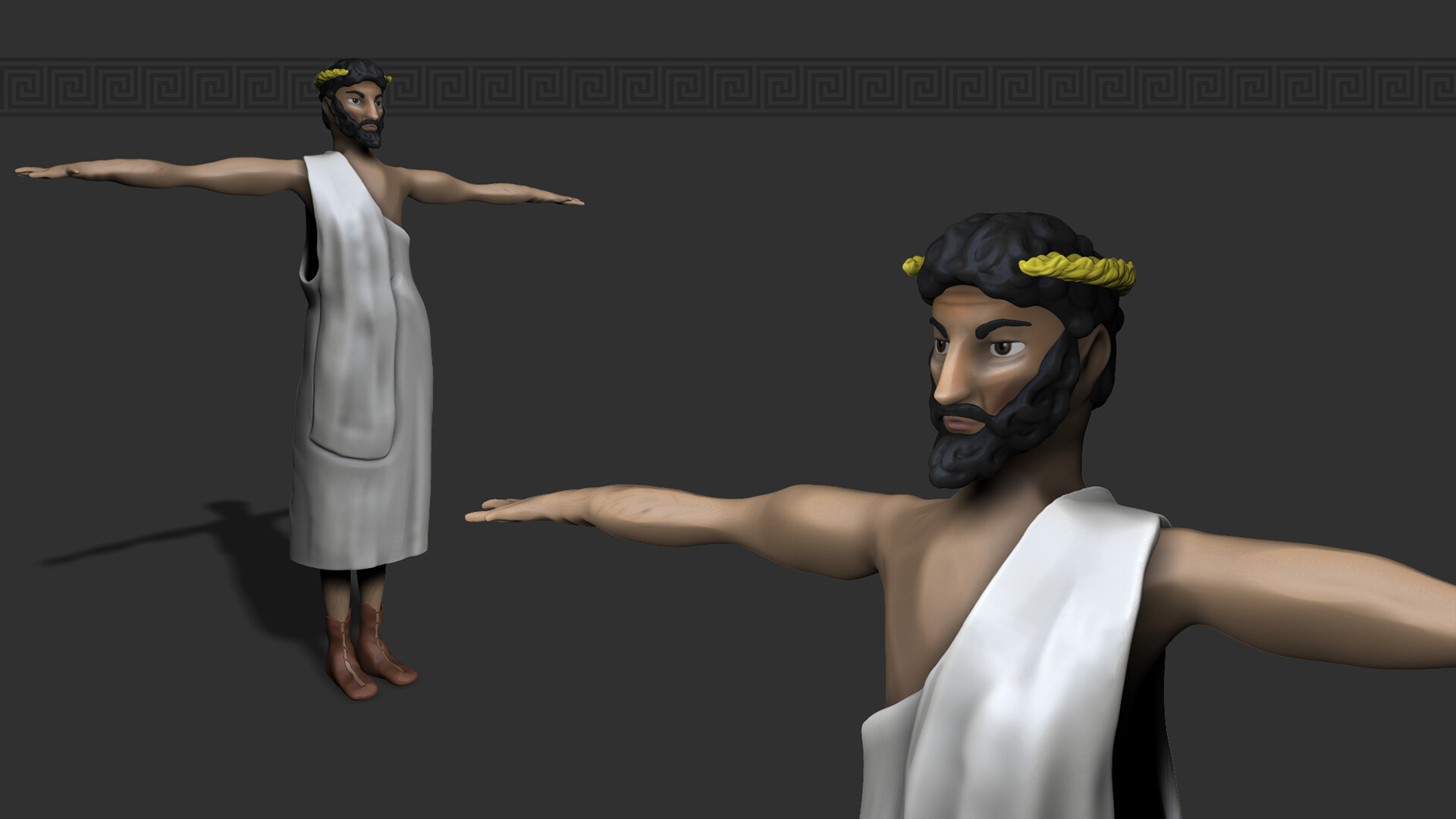 ArtStation - Ancient Greeks models for game project