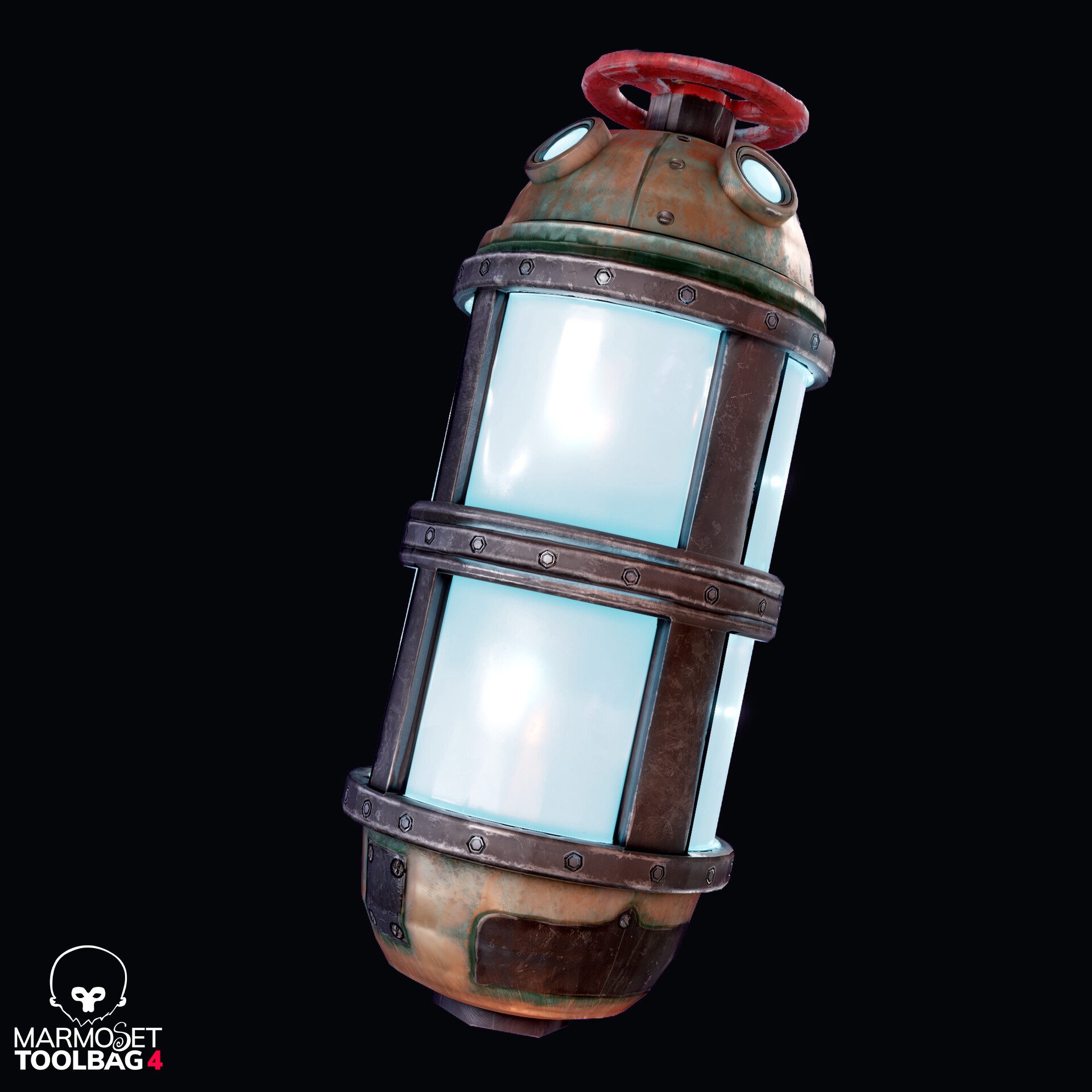ArtStation - Steampunk Valve Grenade