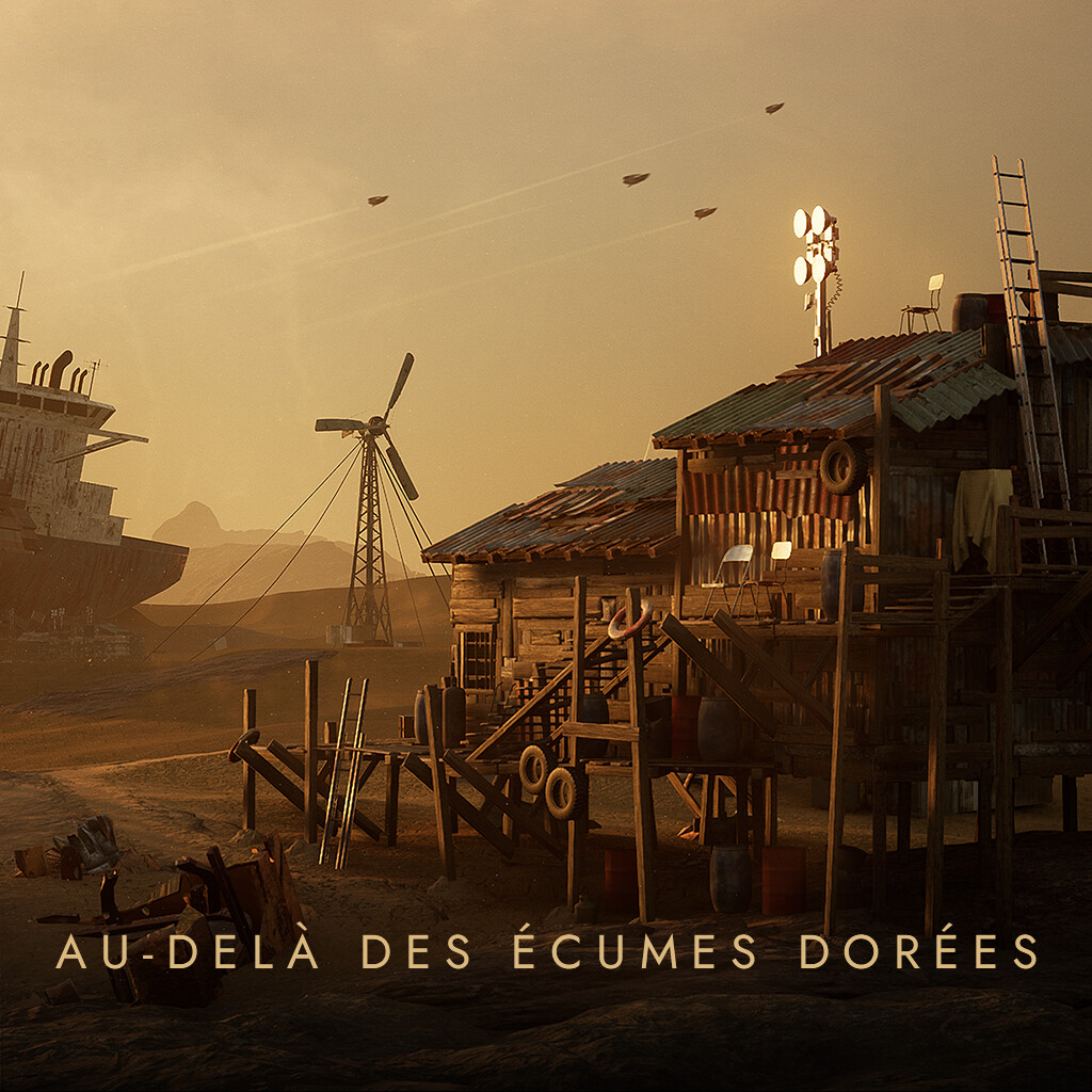 ArtStation - ON THE EDGE OF FOREVER | Favelas Modular Kit