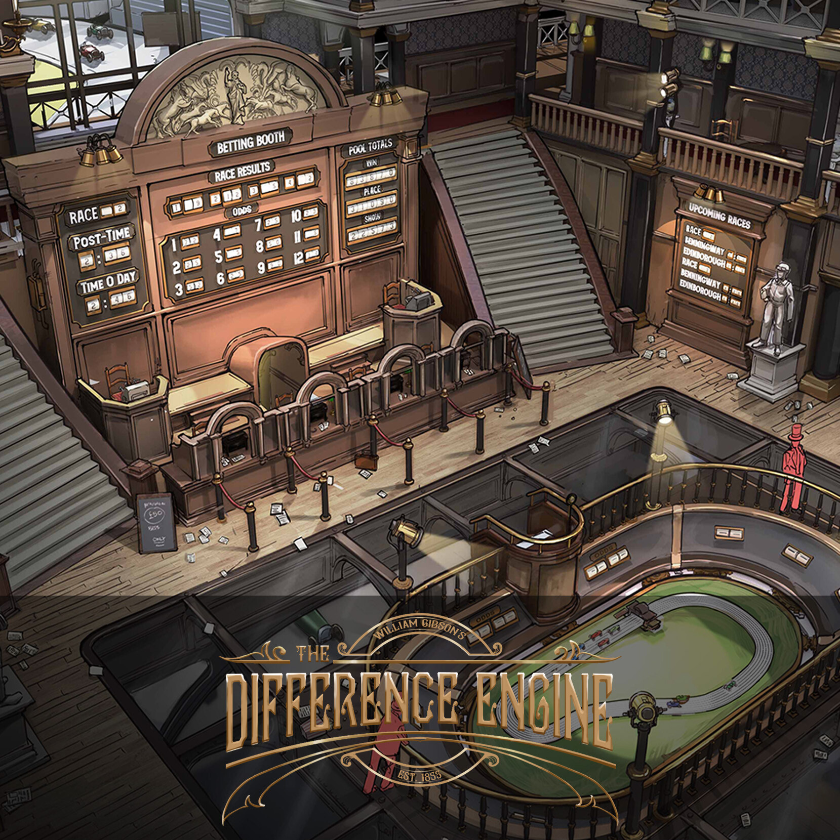 ArtStation - The Difference Engine: Betting Wickets Hall