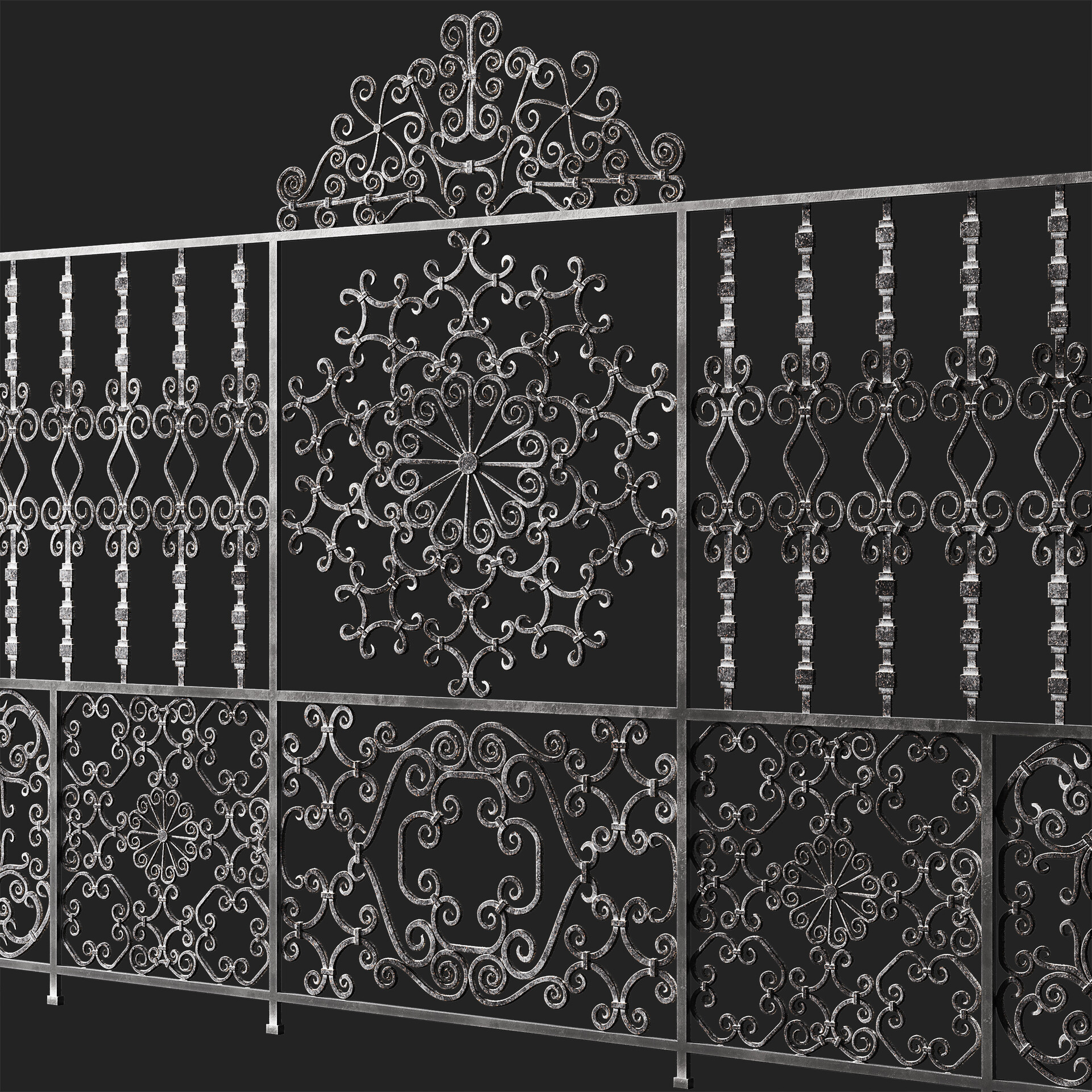 ArtStation - Wrought Iron Patterns (Textures + Materials)