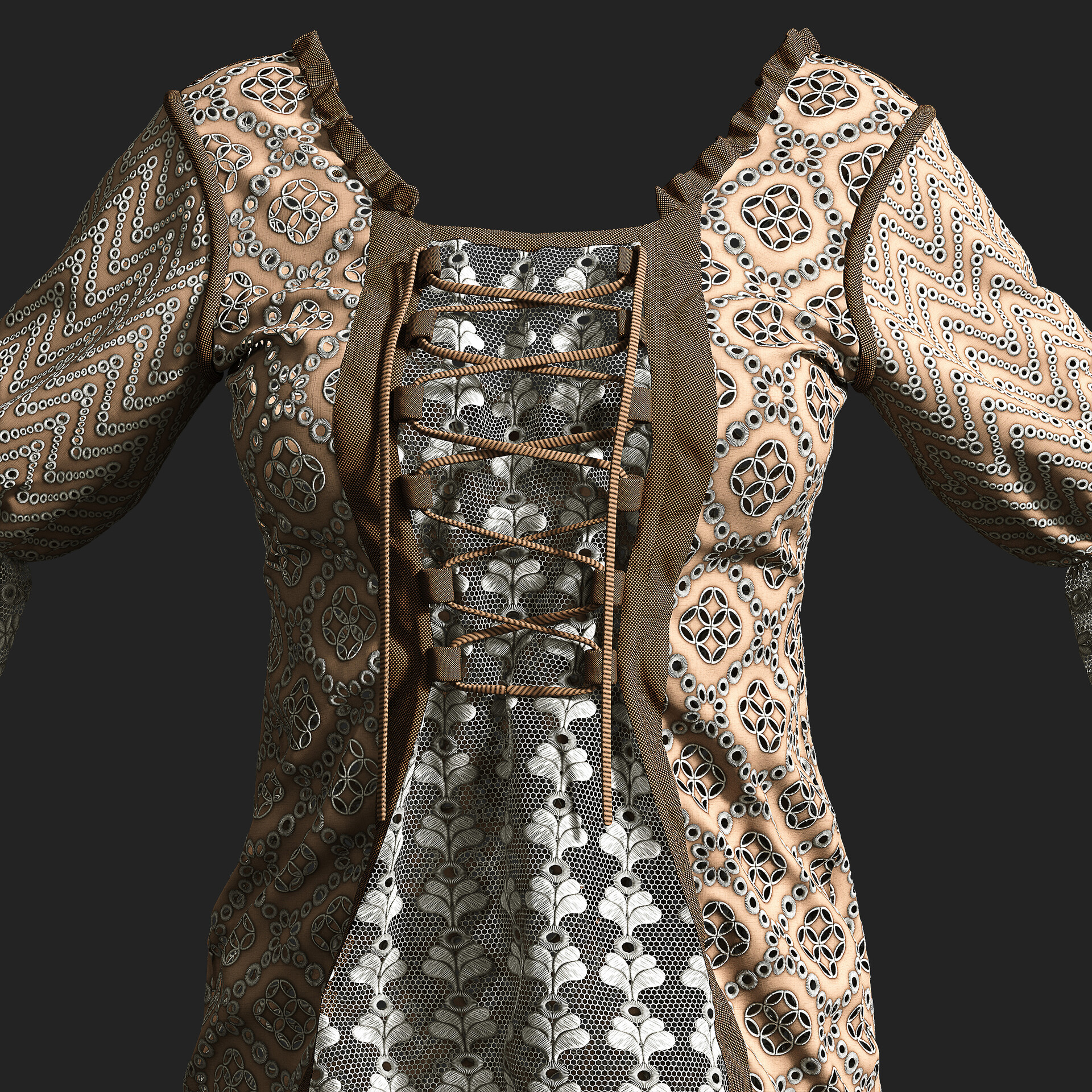 ArtStation - 45 Lace Fabric (Textures + SBSAR)