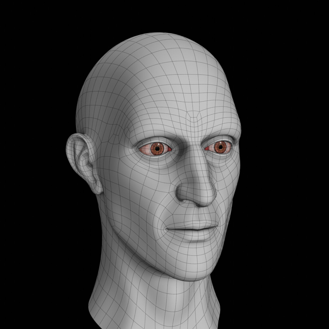 ArtStation - Generic face basemesh