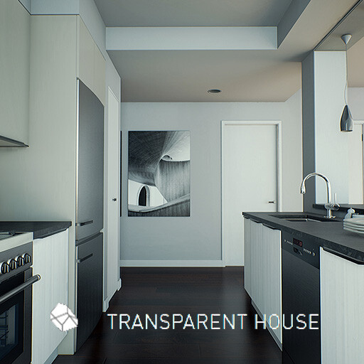 ArtStation - Transparent House | 472 Jackson Interior Unit