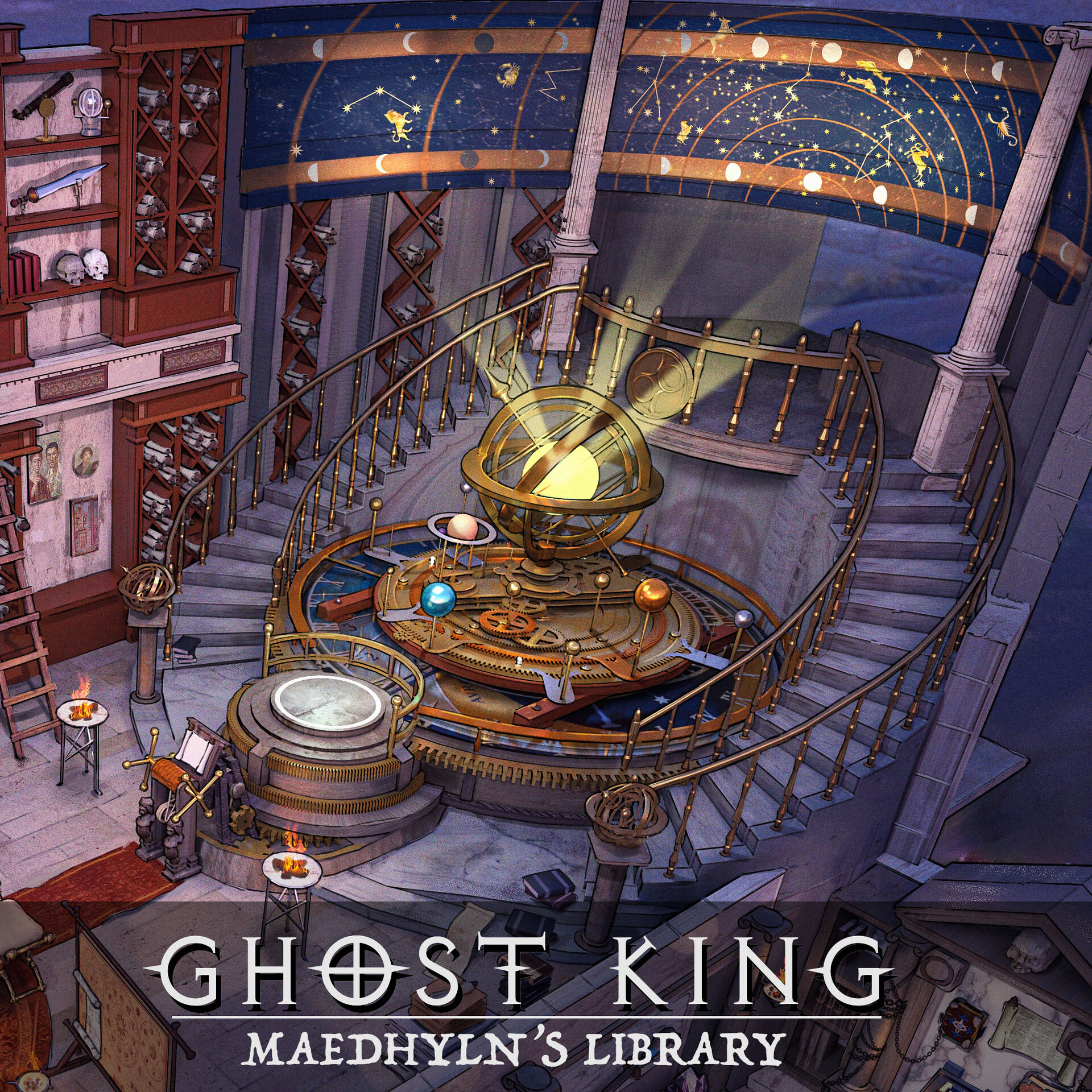 ArtStation - Ghost King - Maedhyln's Library