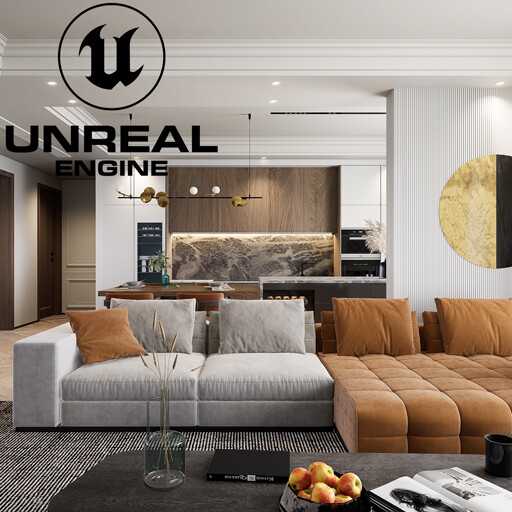 ArtStation - UE5 Lumen Lighting practice - Architecture Visualization