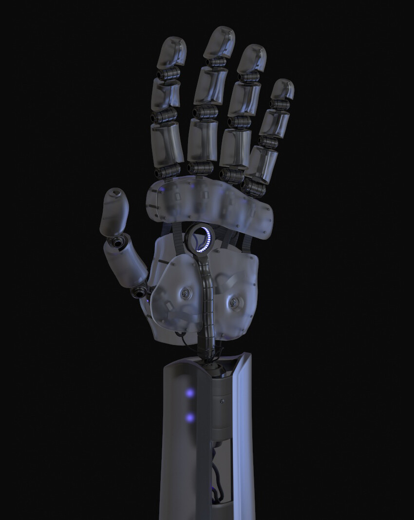 ArtStation - Animated robotic arm