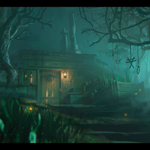 ArtStation - Spooky Hut