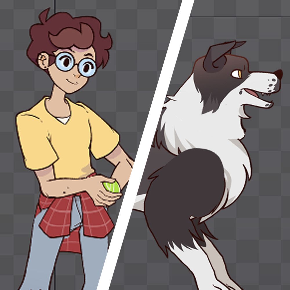 ArtStation - Dog and Owner Animation Study