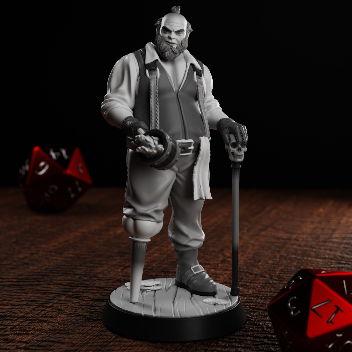 ArtStation - Miniature - Pirate Bartender