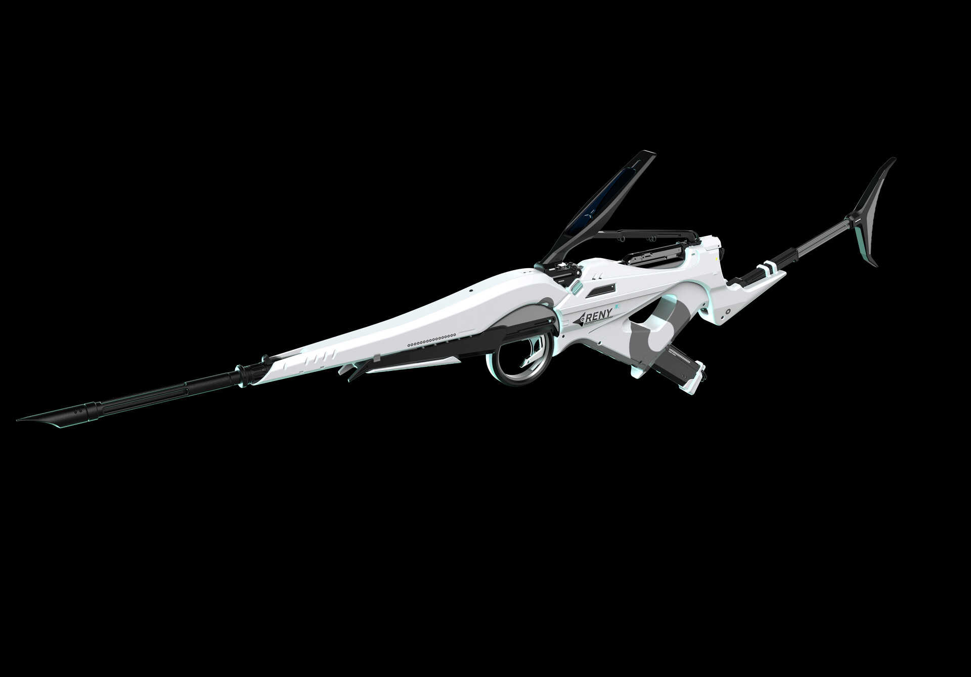 ArtStation - Weapon practice-03-Sword fish