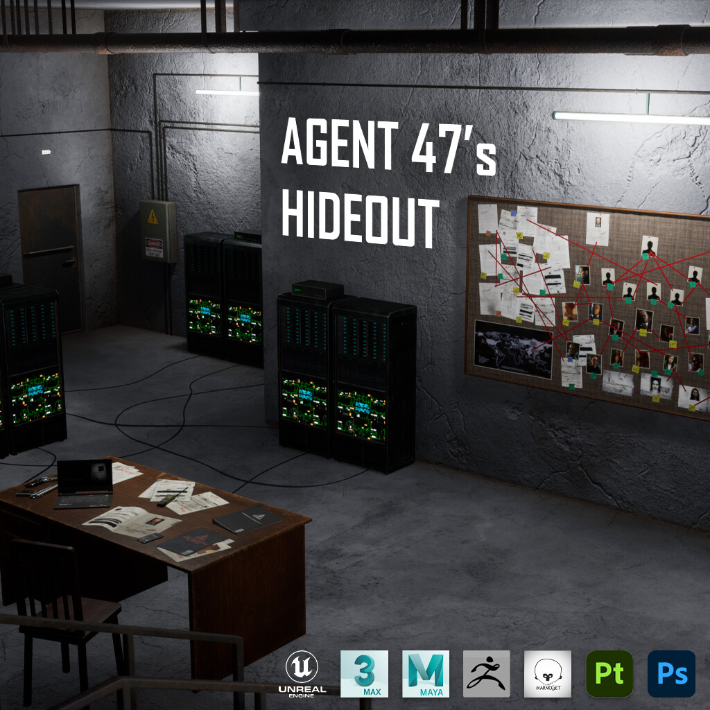 ArtStation - Agent 47's Hideout