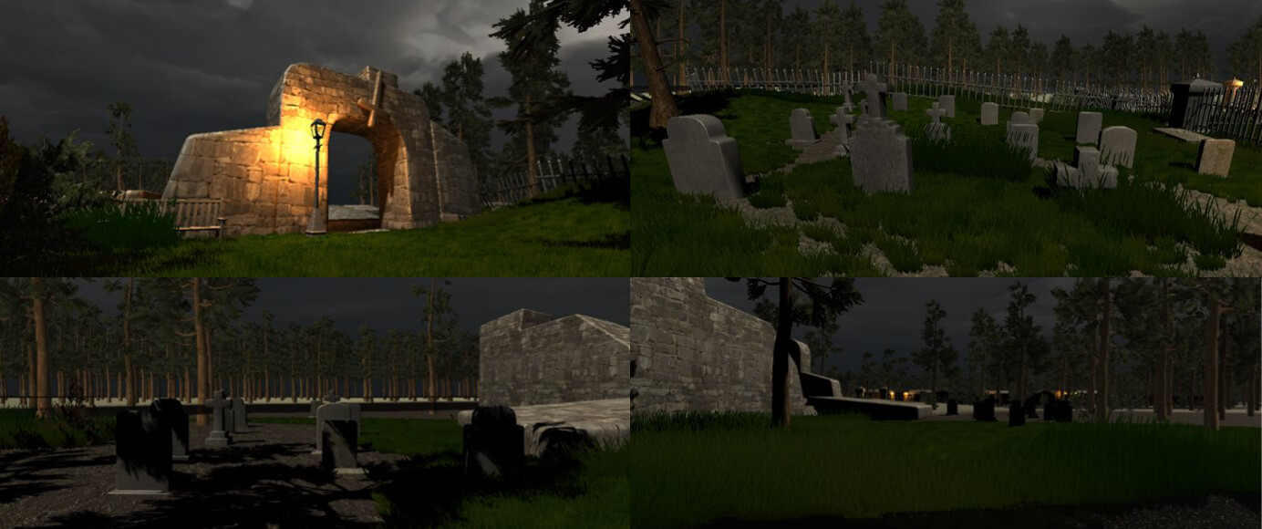 ArtStation - Graveyard Environment