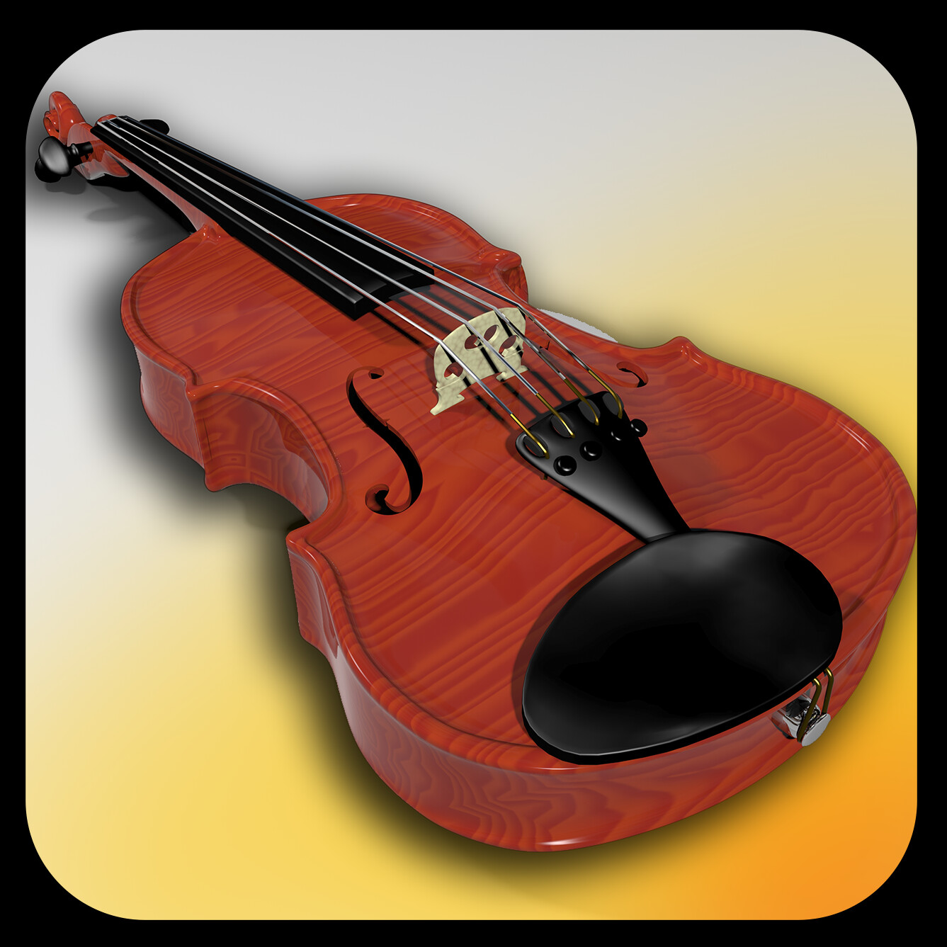 ArtStation - Hi-res 3D violin for video slot game