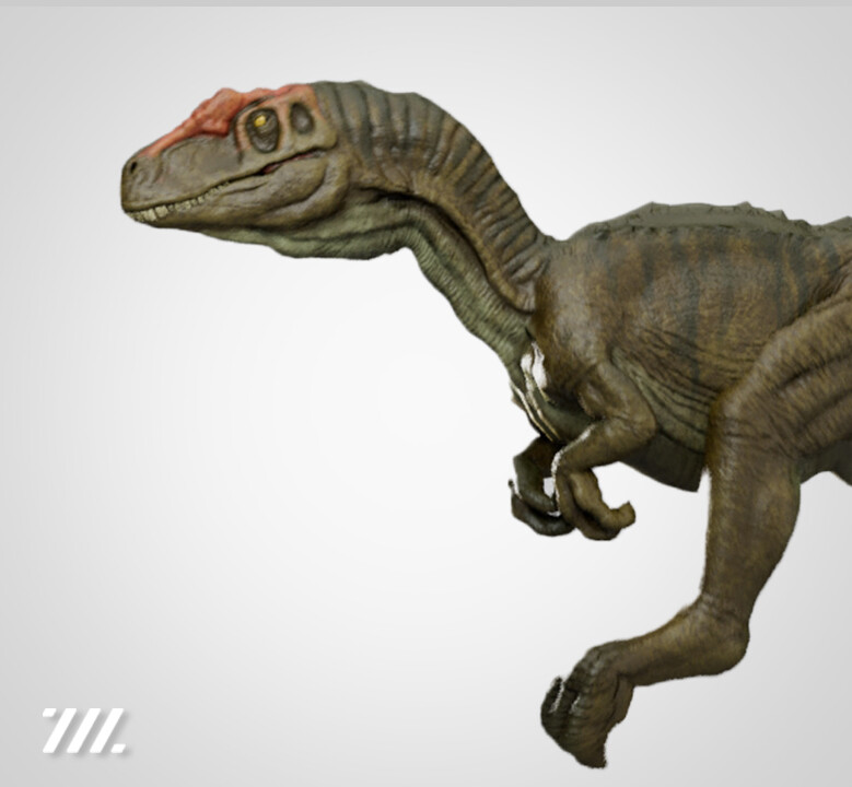 ArtStation - Velociraptor Run Cycle