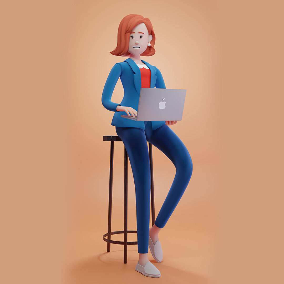 ArtStation - Character modeling and rigging/ Blender