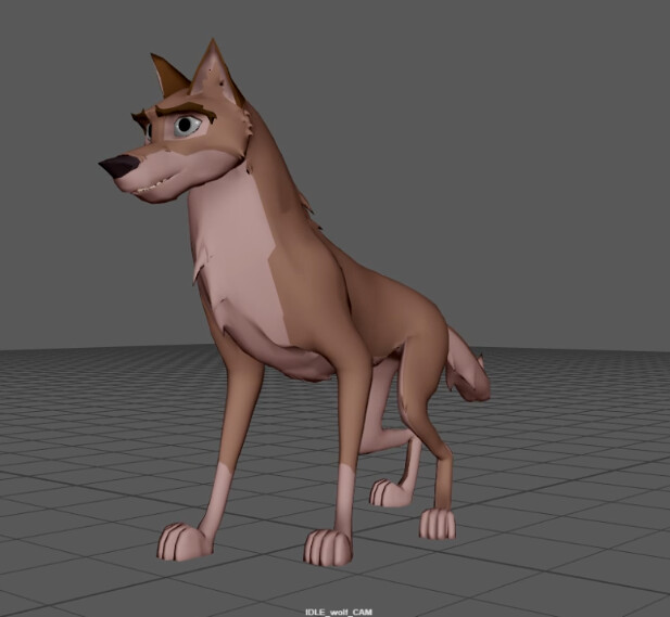 ArtStation - Wolf Animation Study