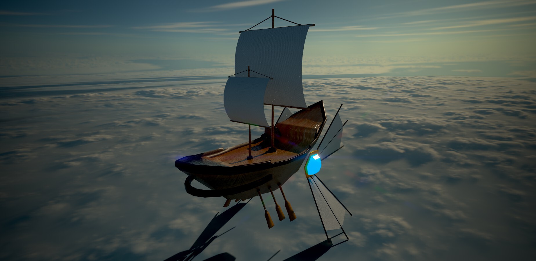 ArtStation - Flying Ship