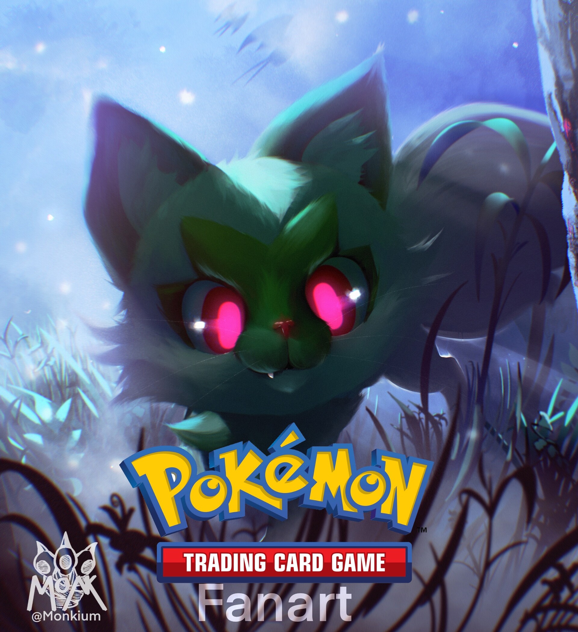 ArtStation - Pokémon Sprigatito fanart