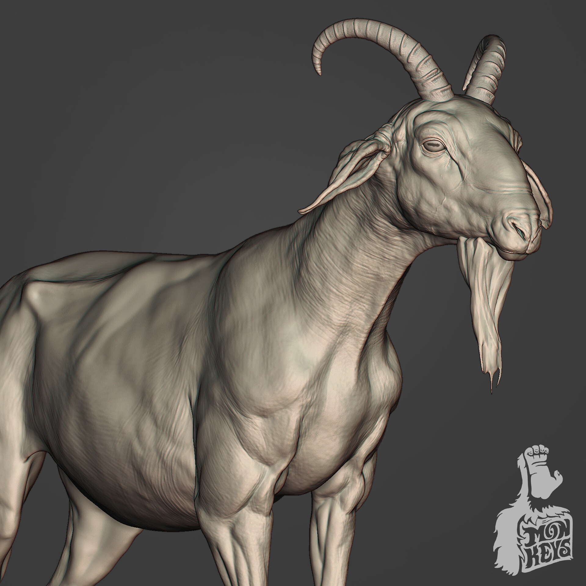 ArtStation - Goat Highpoly