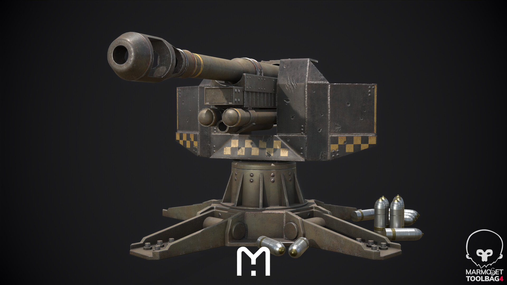 ArtStation - Defensive turret