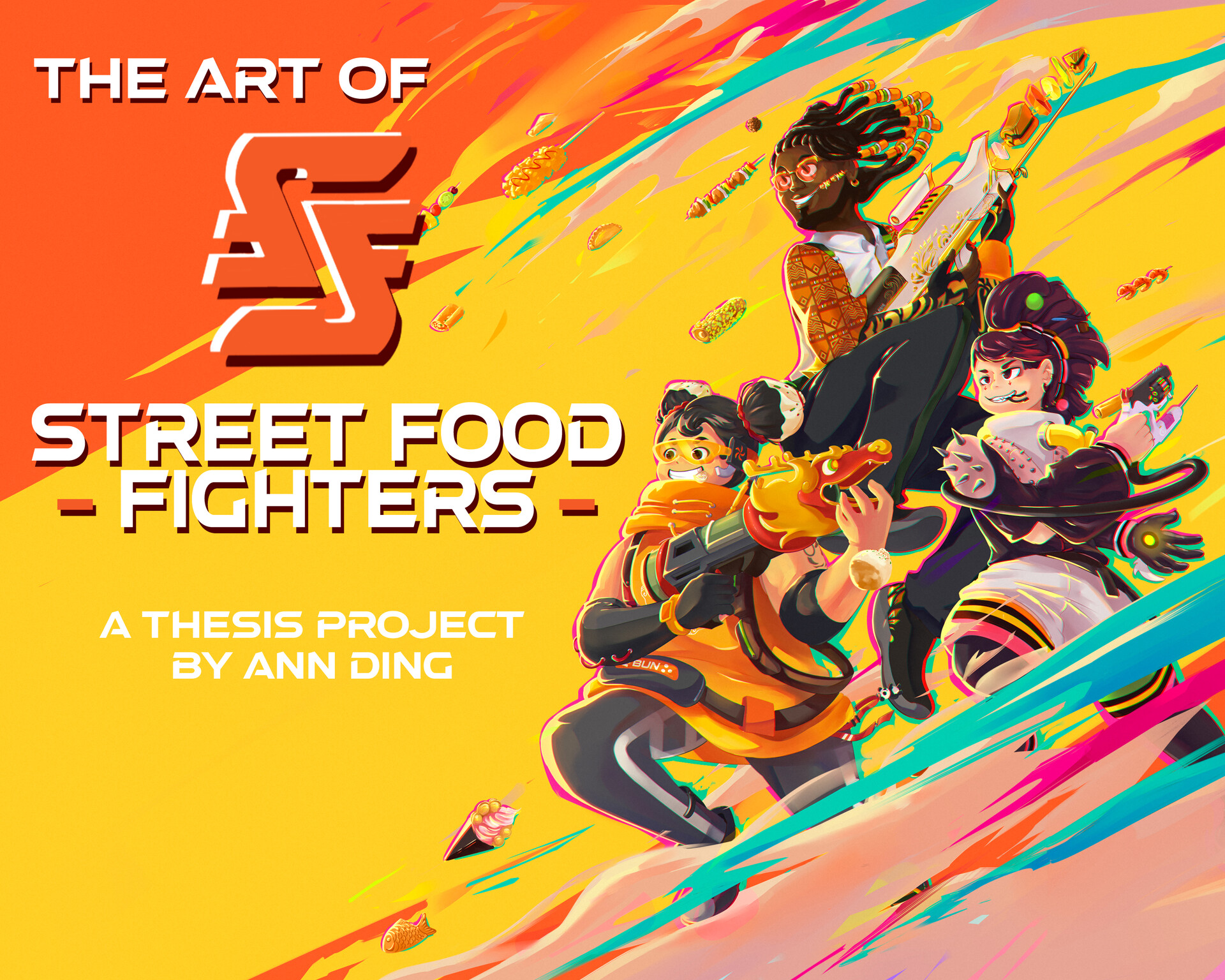 ArtStation - Street Food Fighters Key Art