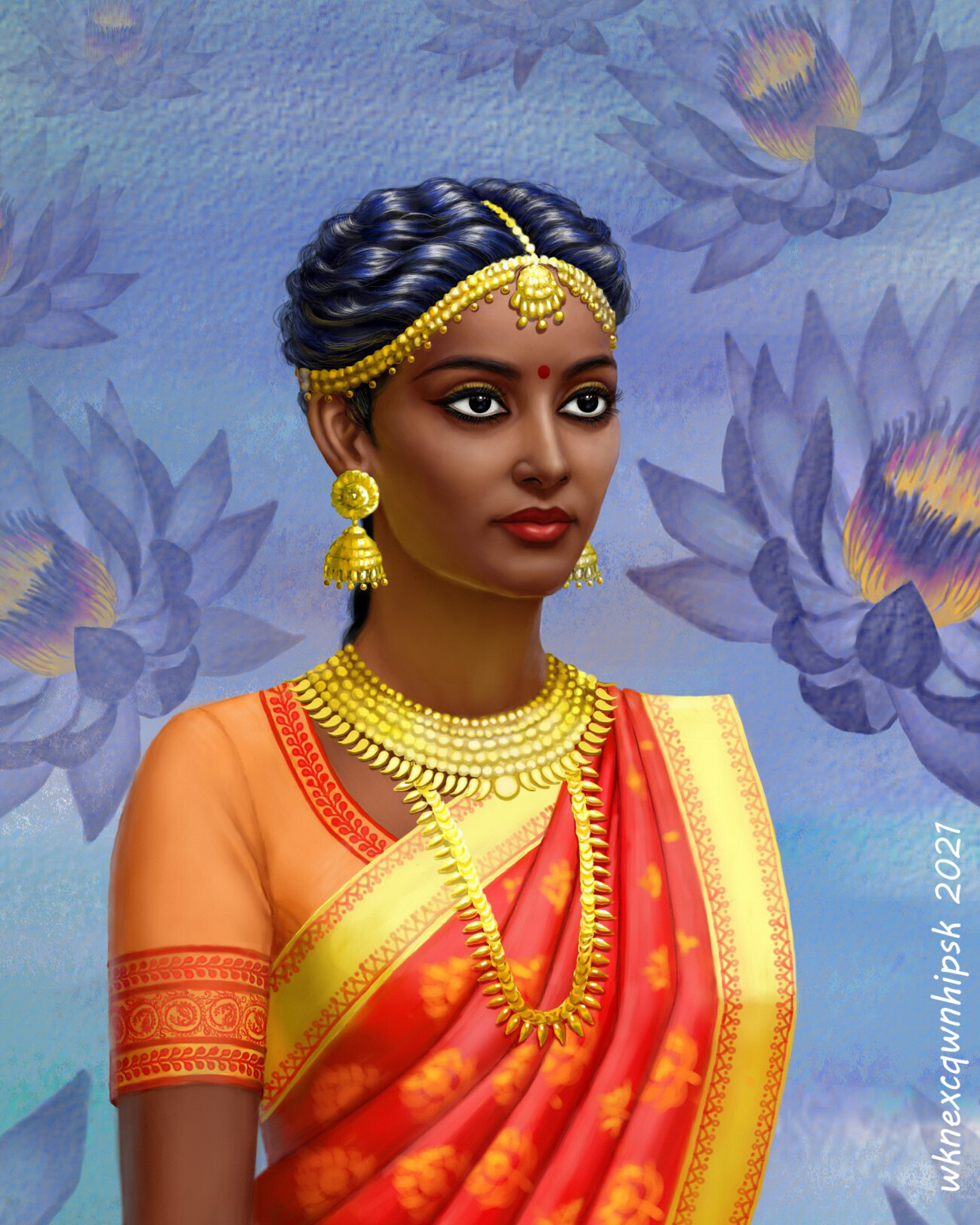 ArtStation - Draupadi from MahaBharat