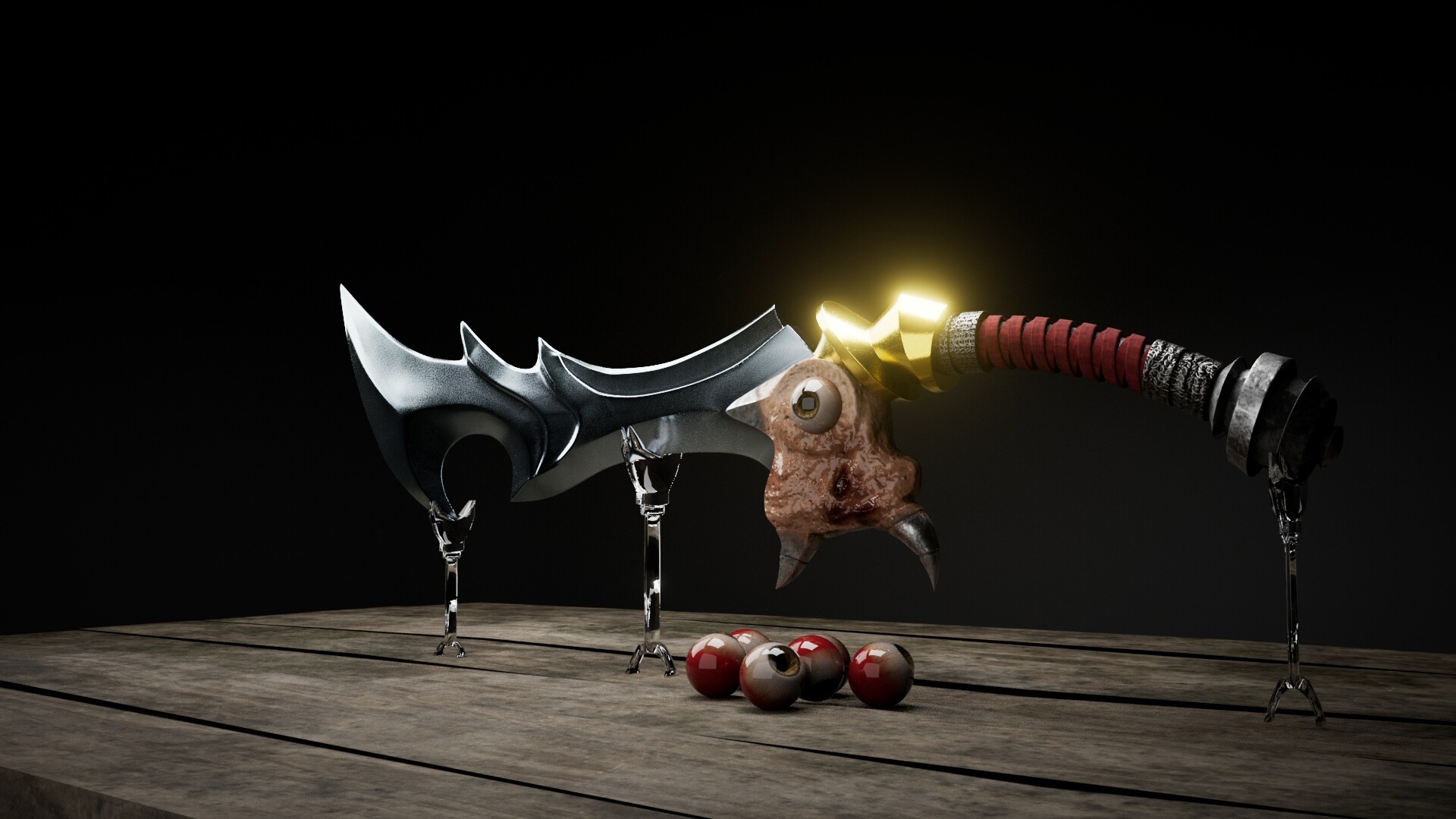 ArtStation - Sword modeling and texturing