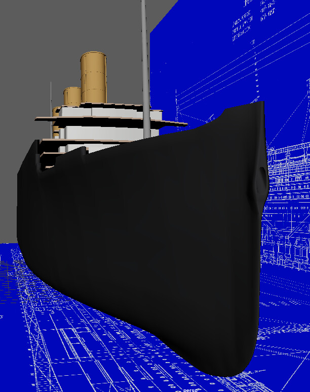 ArtStation - SS Vaterland/Leviathan 3D Model (Ongoing WIP) Part 1