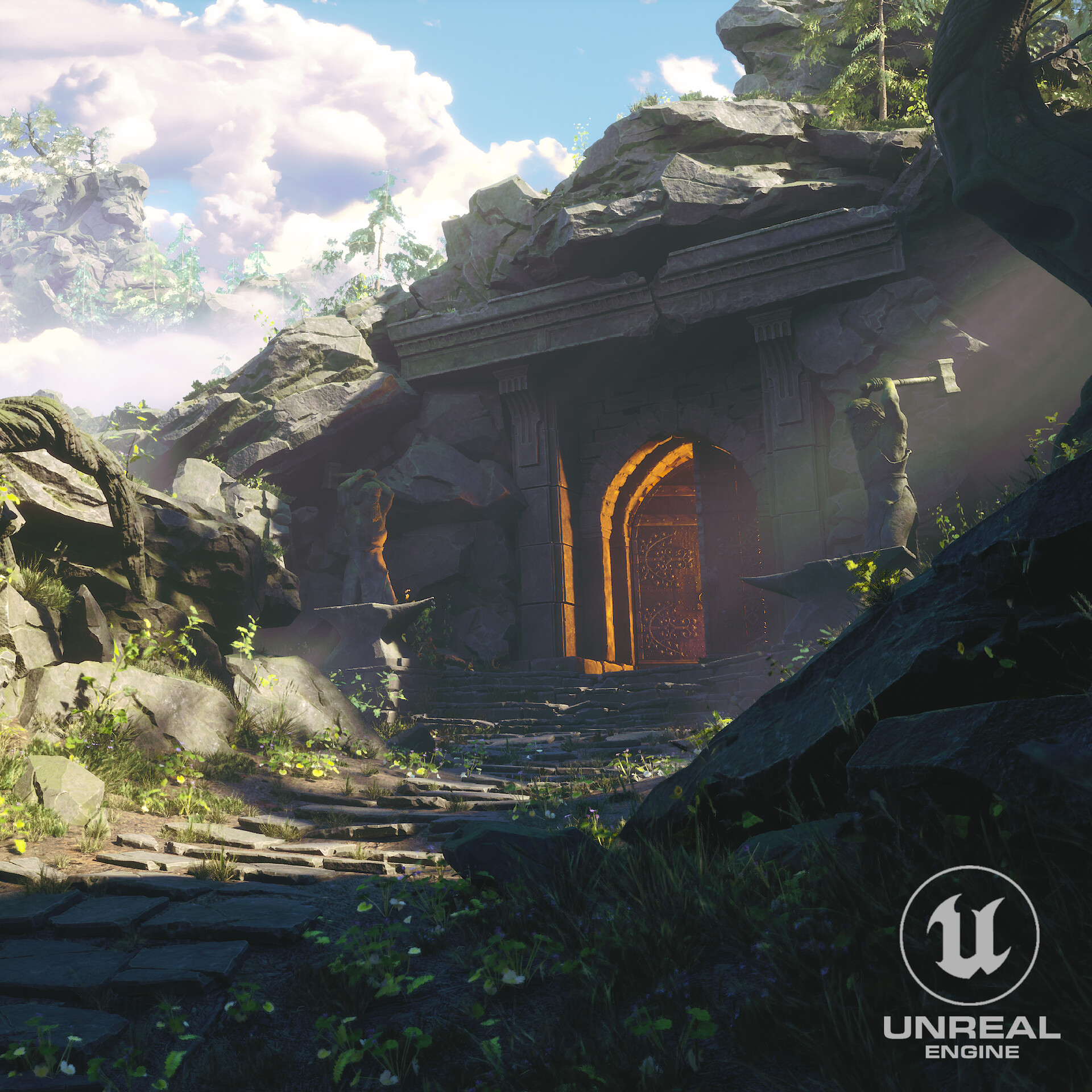 ArtStation - Forgotten Forge - UE5 Environment