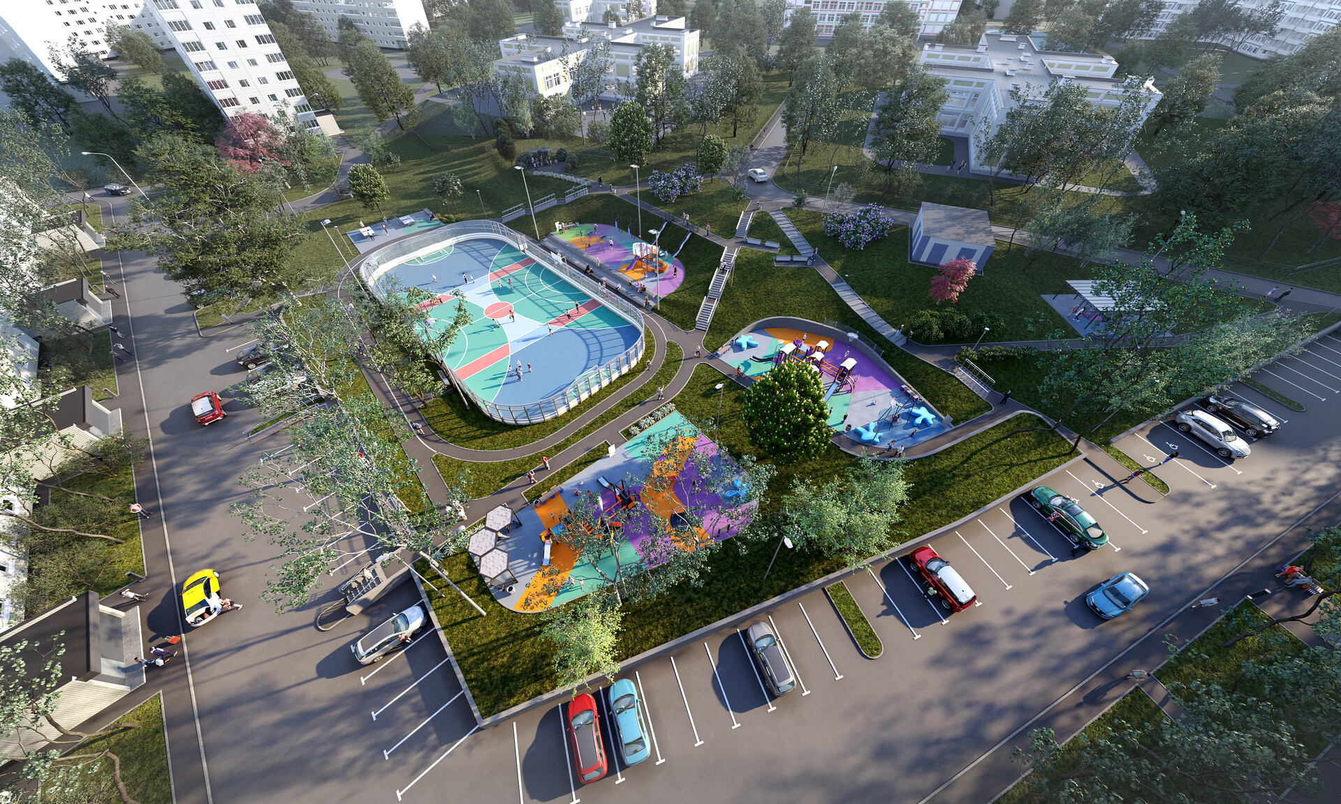 ArtStation - Multi playground for sport and kids.