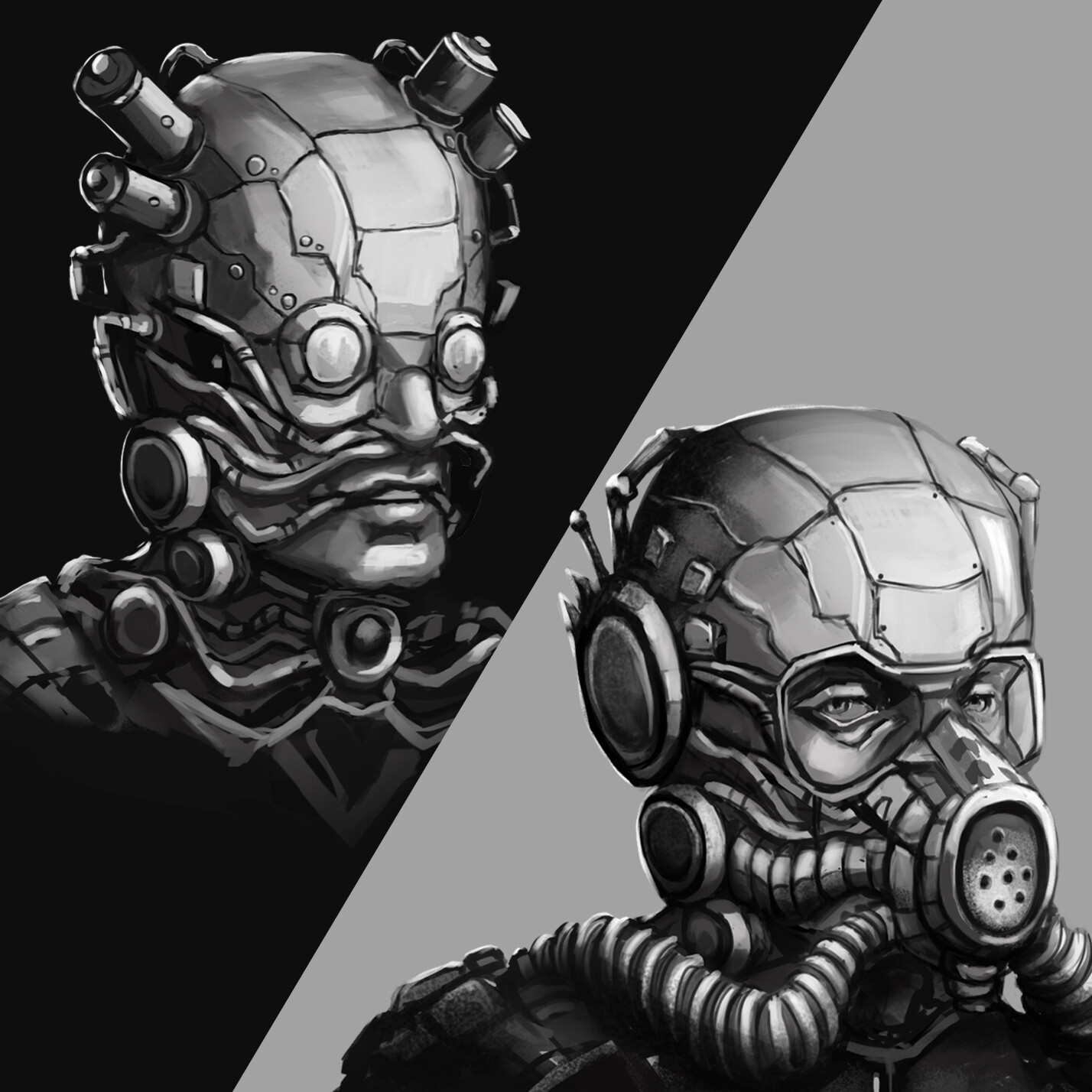 ArtStation - Cyborg Character Concept