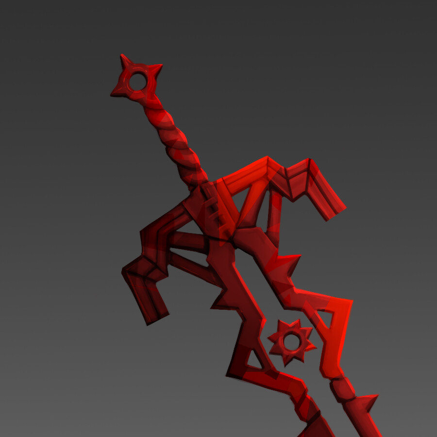 ArtStation - Red sword