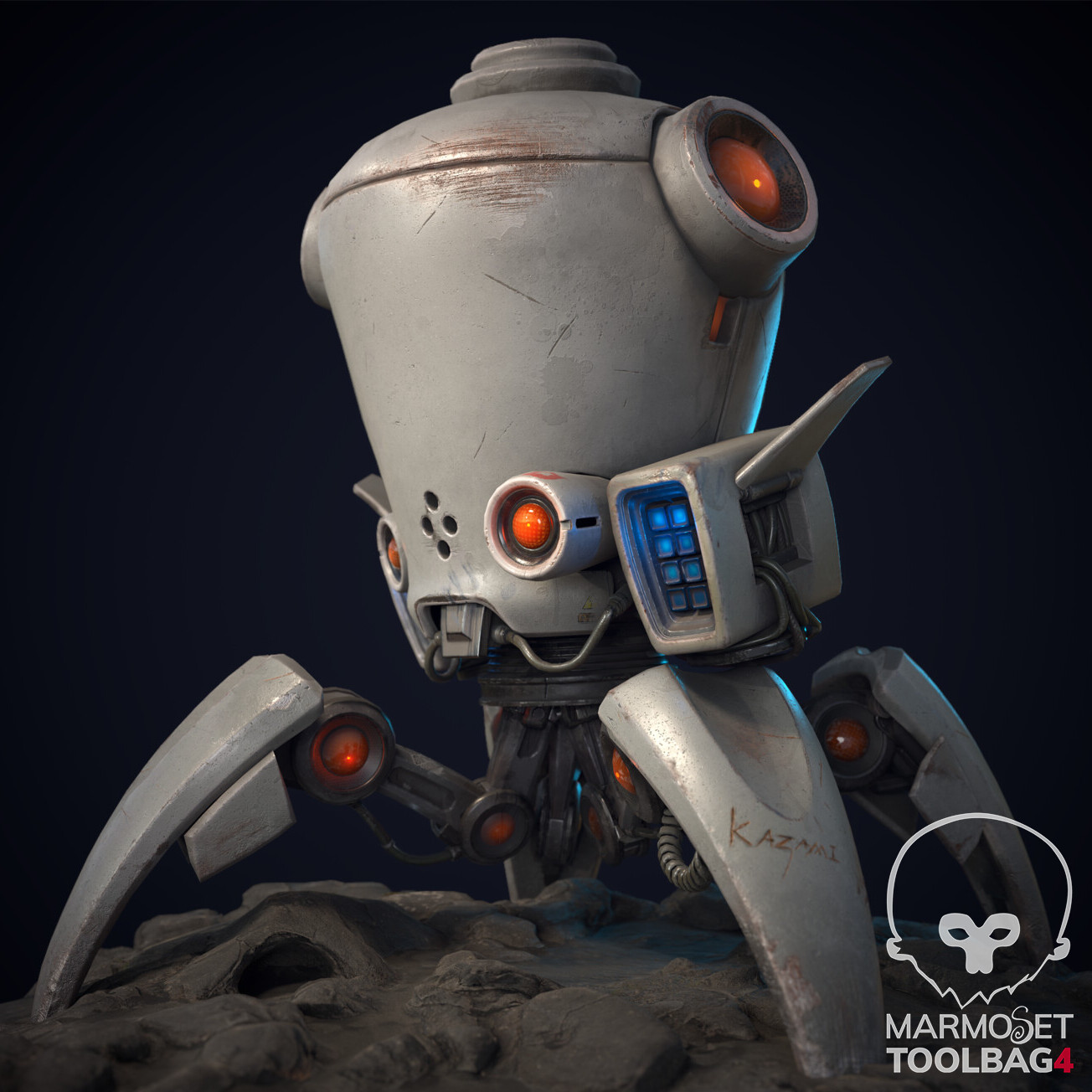 ArtStation - An early warning robot