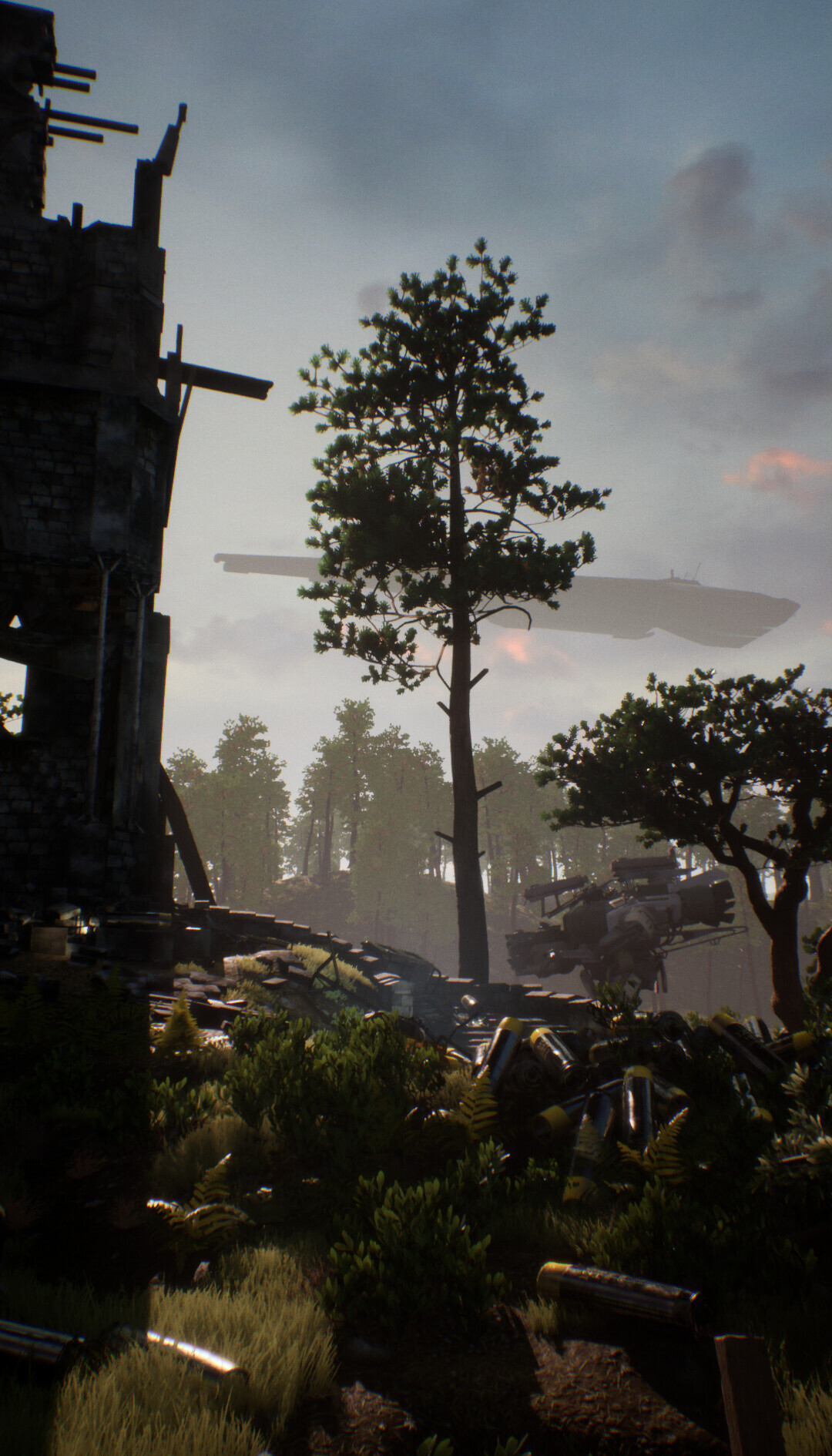 ArtStation - Combat Outpost Asset Showcase and Breakdown