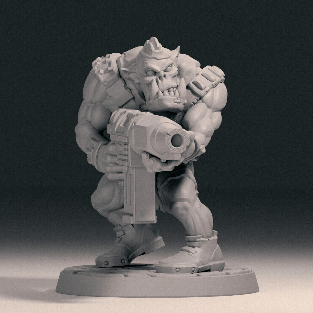 ArtStation - Orc 003.STL
