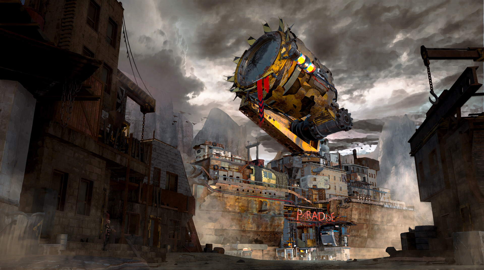 ArtStation - 废土末世要塞 Wasteland Doomsday fortress
