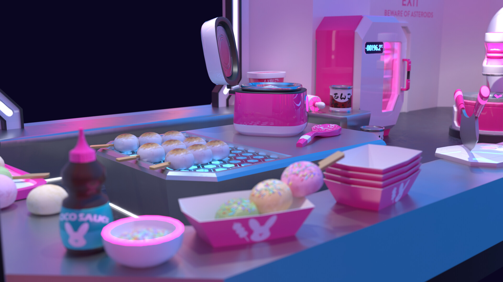 ArtStation - Mochi Mochi Space Rabbit