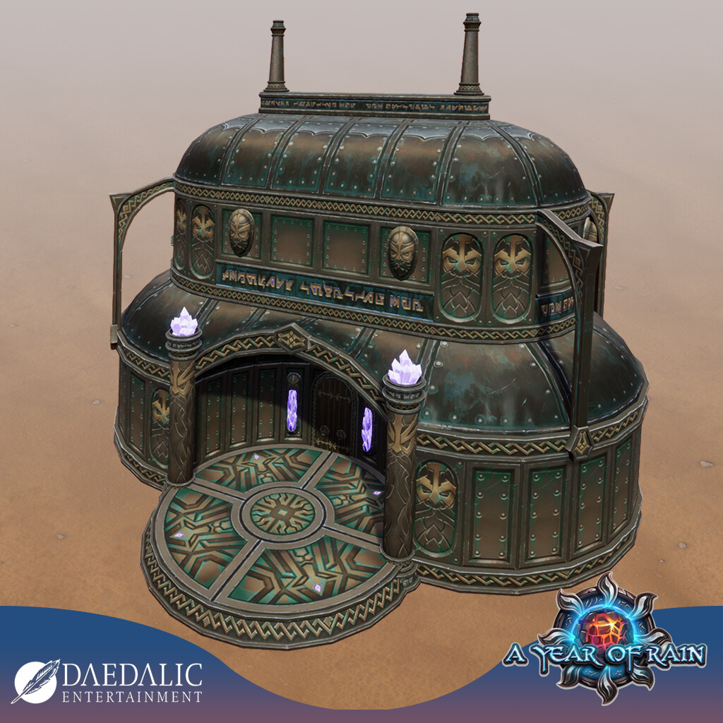 ArtStation - A Year of Rain - Dwarven Structures