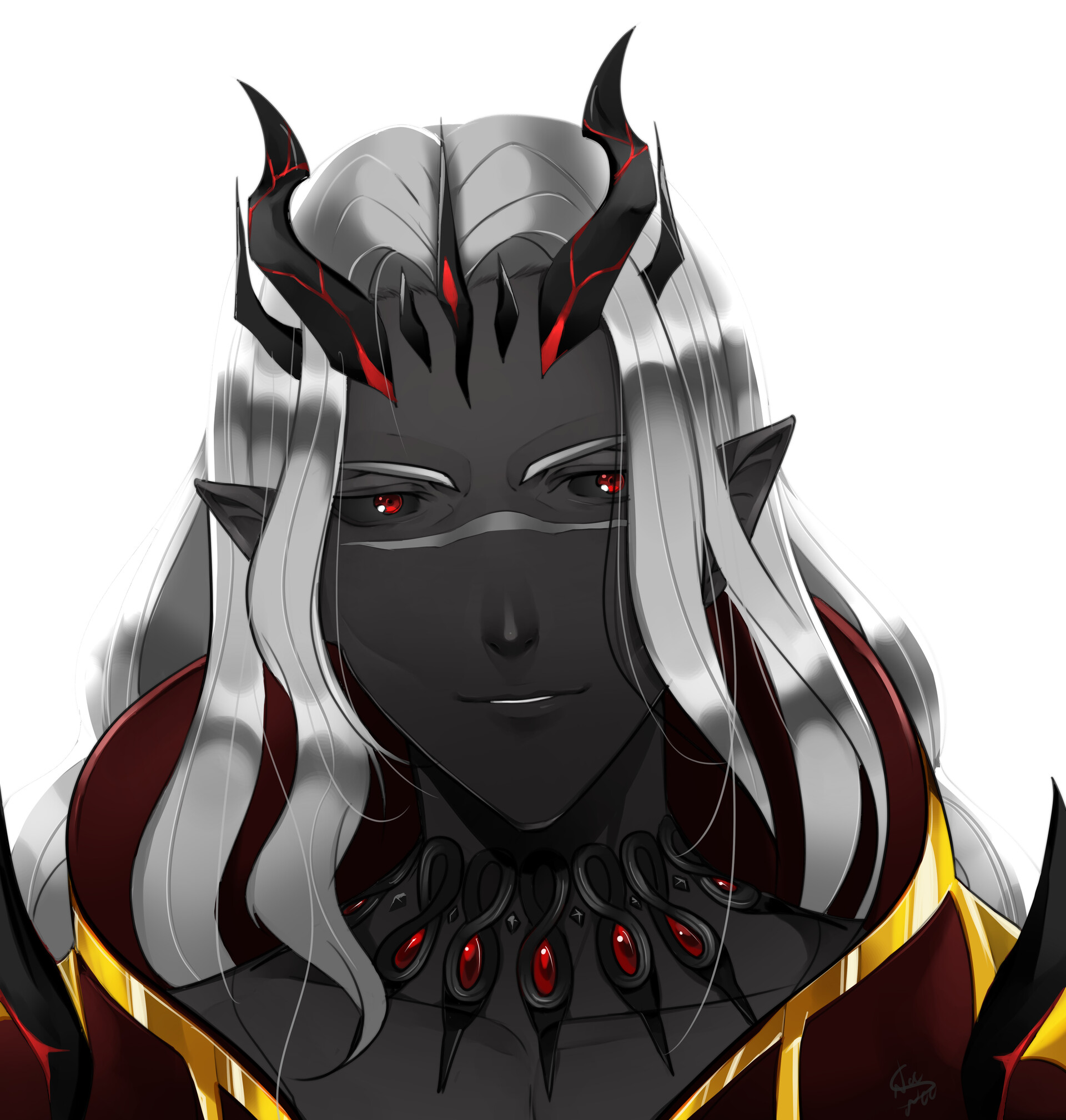 ArtStation - (COMM) Demon portrait