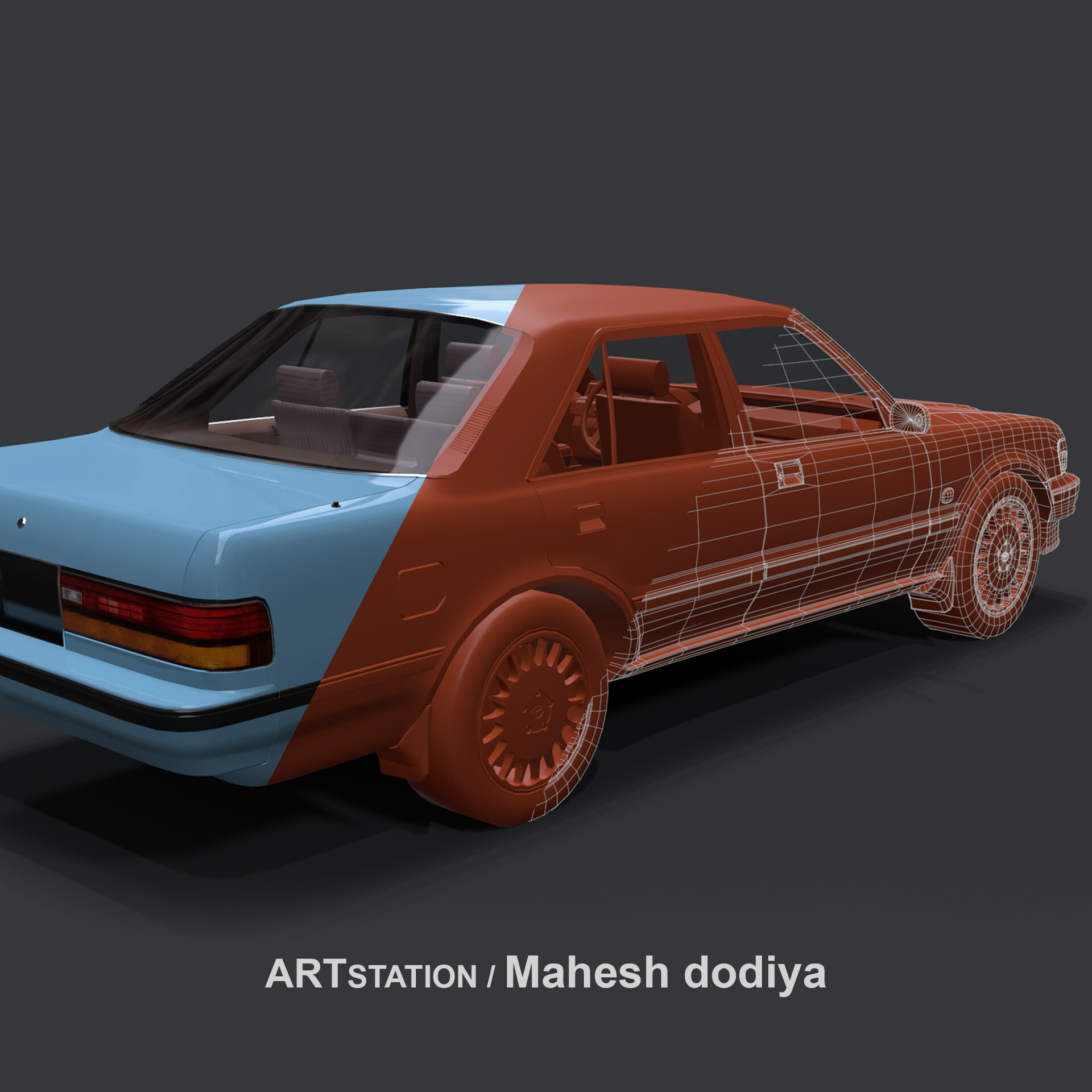 ArtStation - Toyota Cressida 1990